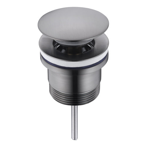 Cioso Universal 40mm Brass Pop Up Plug & Waste Gun Metal