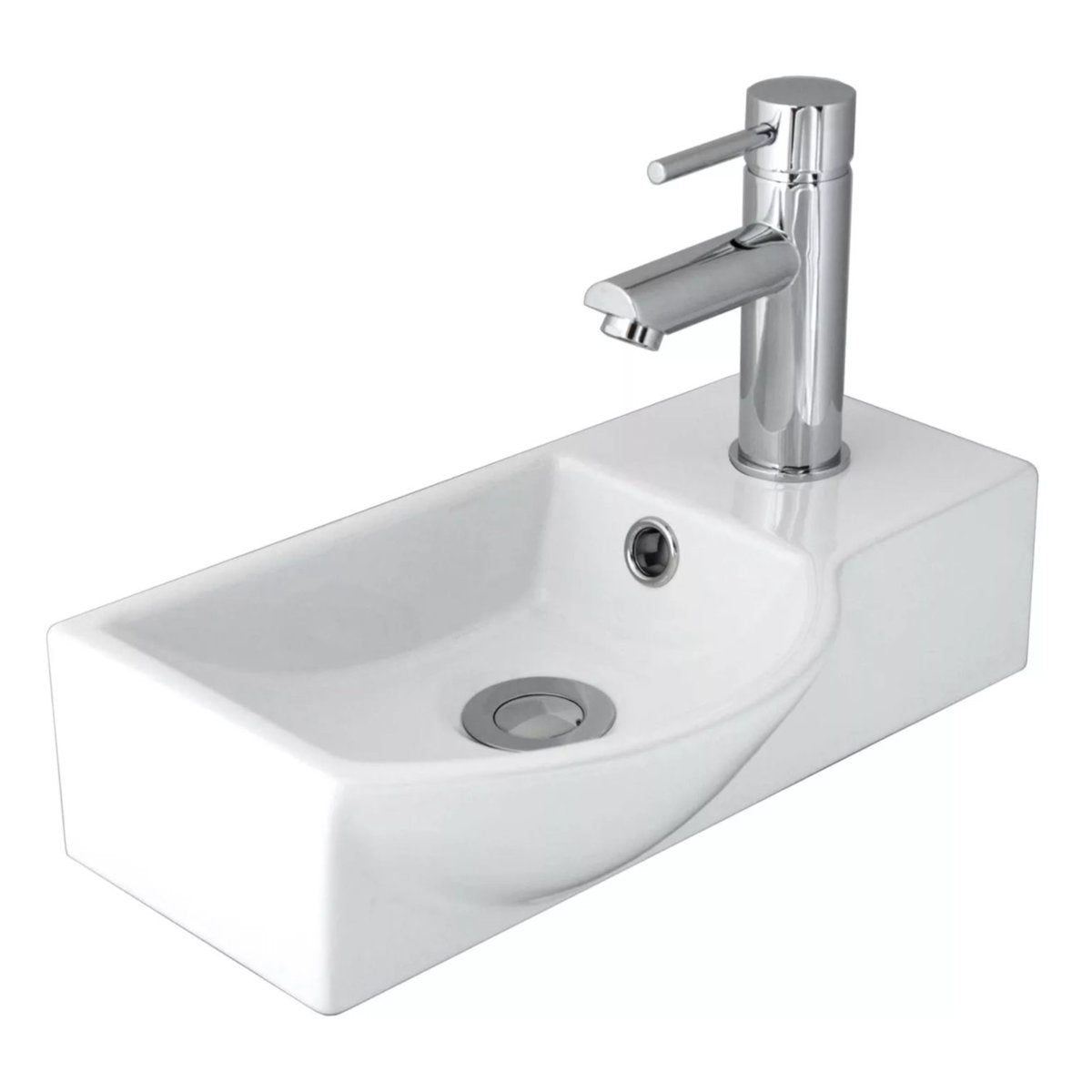 Seima Syros 405 Ceramic Basin - White Gloss
