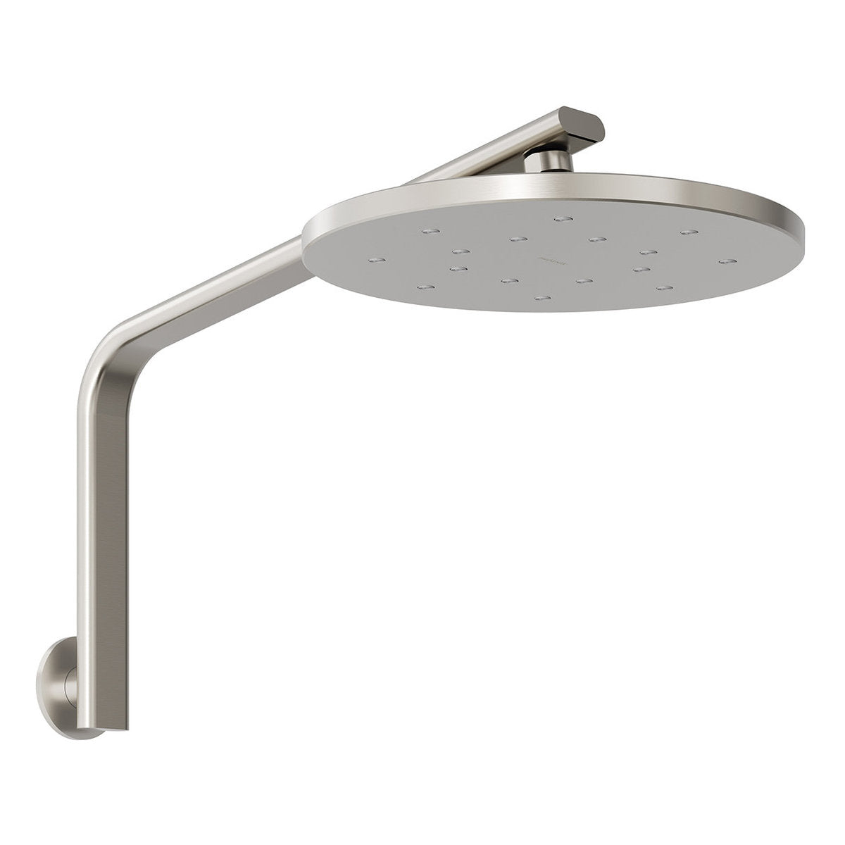Phoenix Oxley High-Rise Shower Arm & Rose - 4 Star, Brushed Nickel