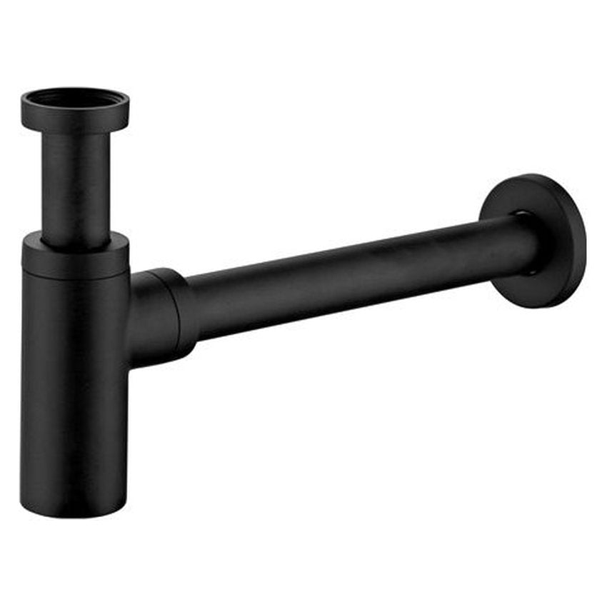 Otti Bottle Trap Round Black 32/40mm Waste, 40mm Connection