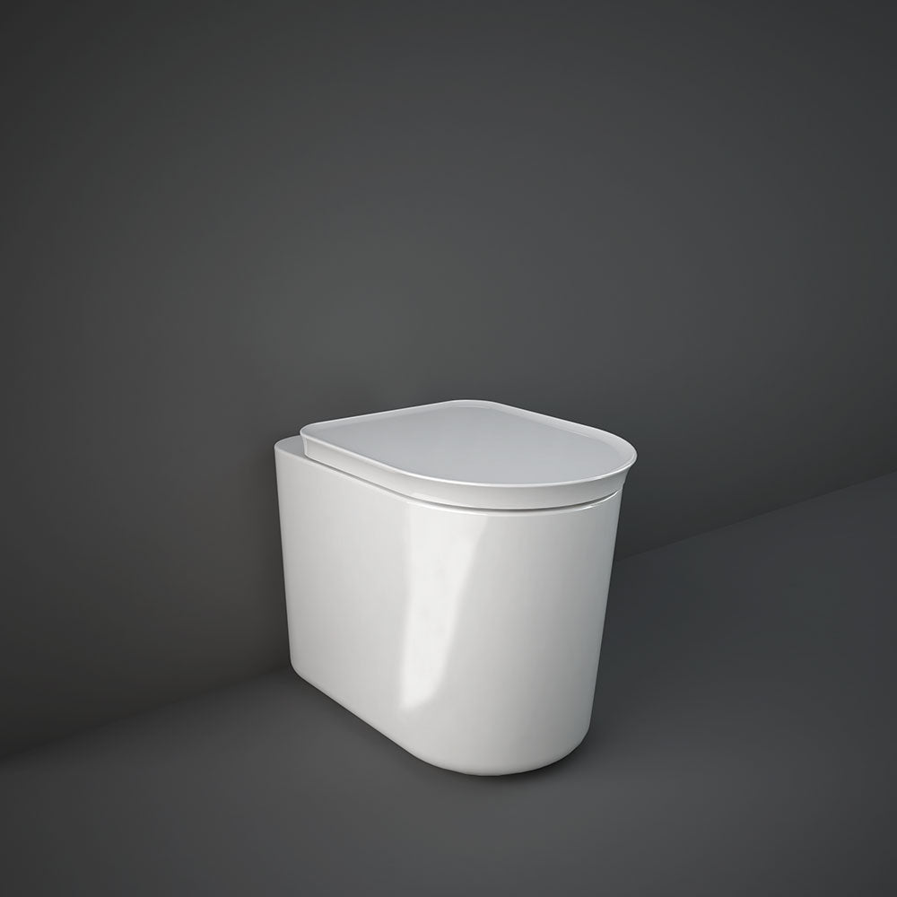 Fienza RAK Valet Wall-Faced Toilet, Alpine Gloss White