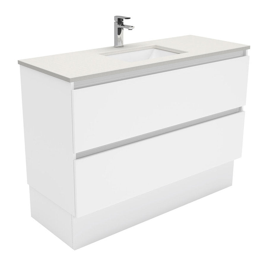 Fienza Sarah Roman Sand Undermount 1200 Quest Vanity On Kick