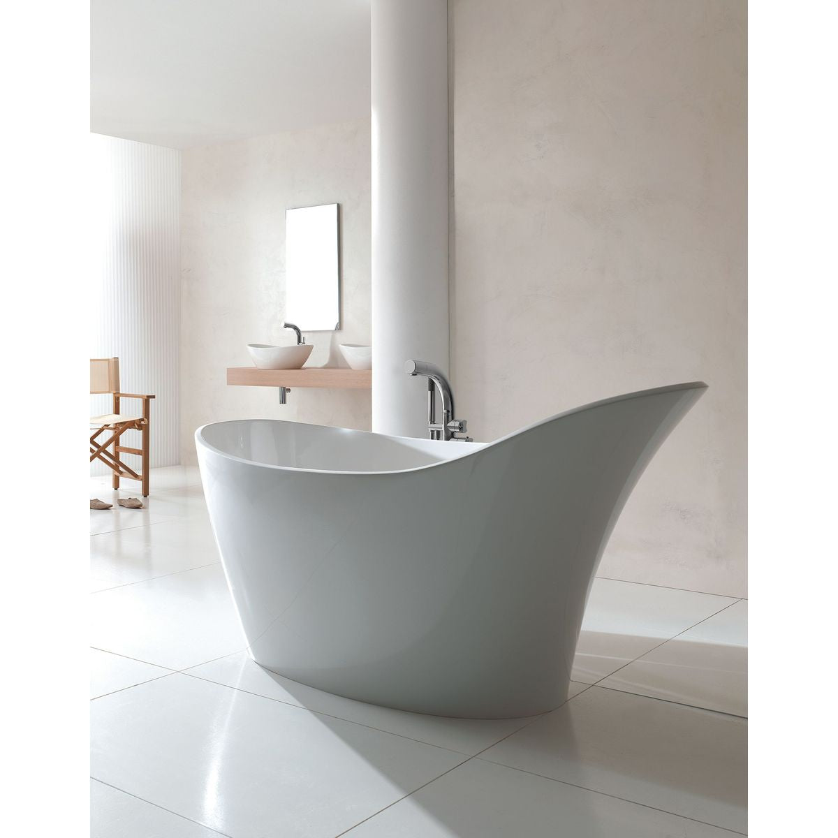 Victoria + Albert Amalfi Bath, Gloss White