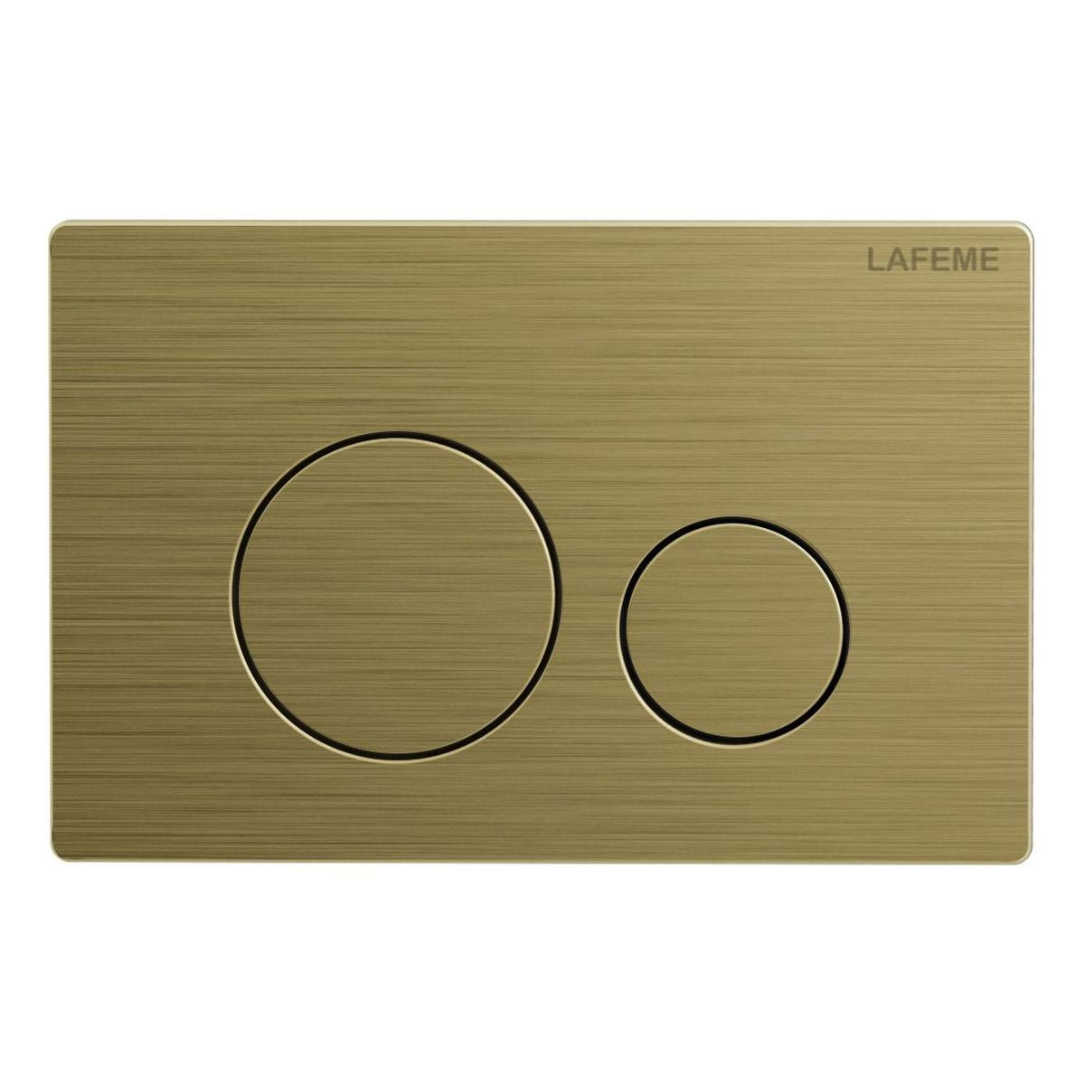 Flush Plate, Brushed Gold