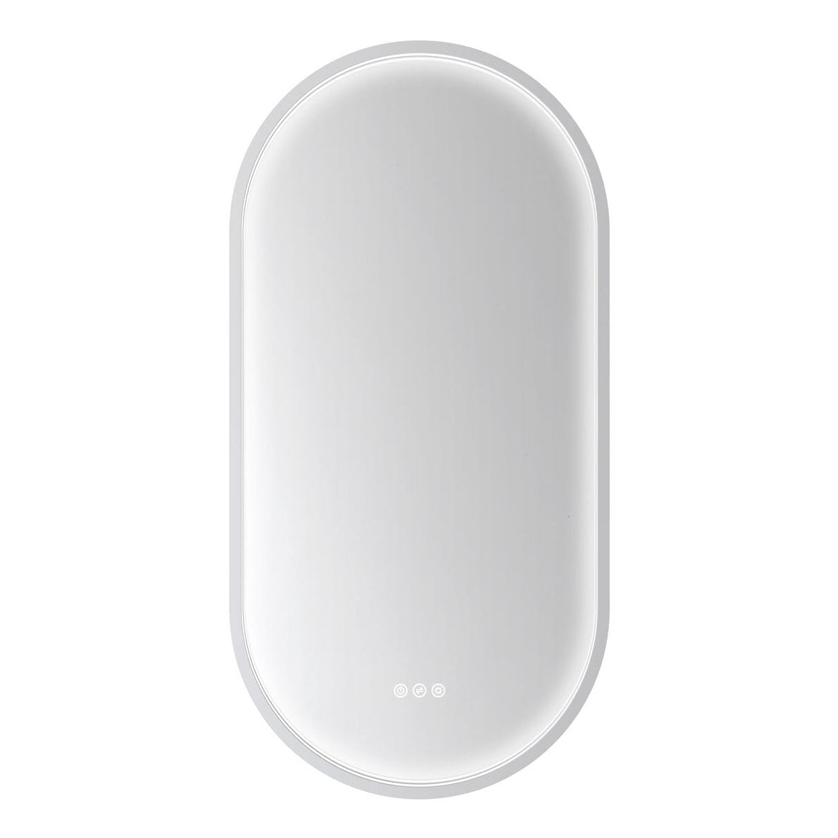 Euro Mirror KAPSEL - White - 500mm x 1000mm LED Mirror